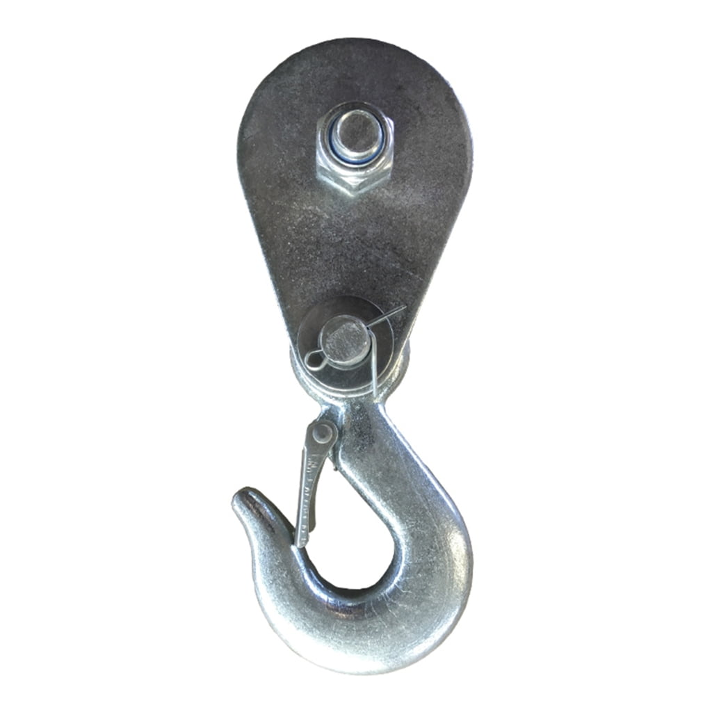 YIGSECU Hoist Block Wire Rope Lifting Pulley Block Towing Wheel with ...