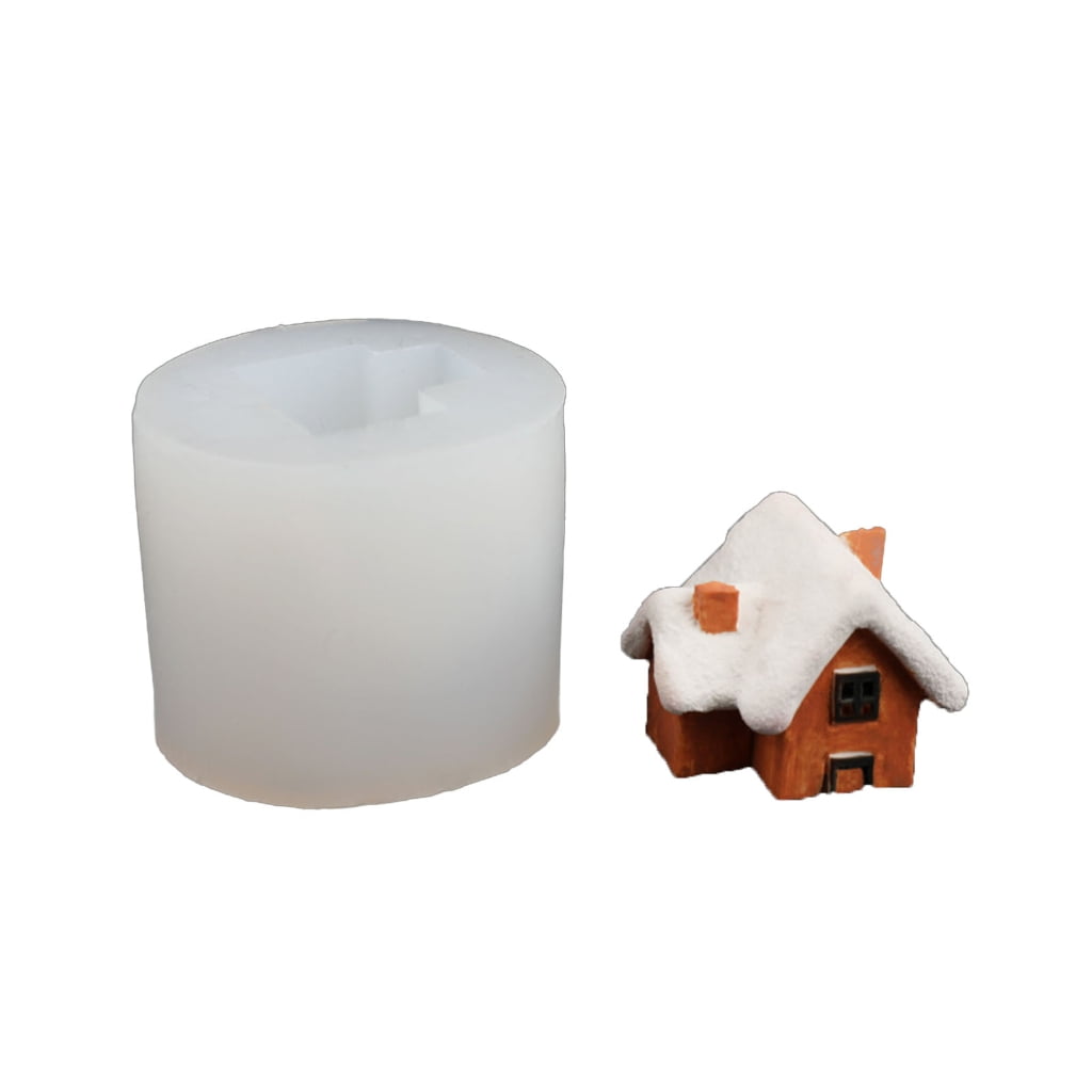 YIGSECU House Silicone Mold Ice Cream Mold Green Bean Cake Candy Mold ...