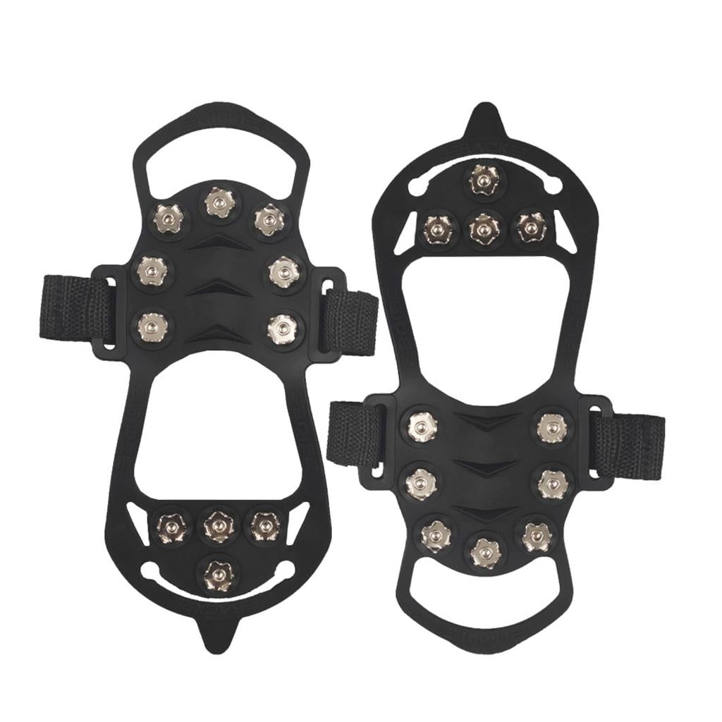 YIGSECU Ice Snow Grip Nonslip Climbing Teeth Grippers With 11 Teeth for ...
