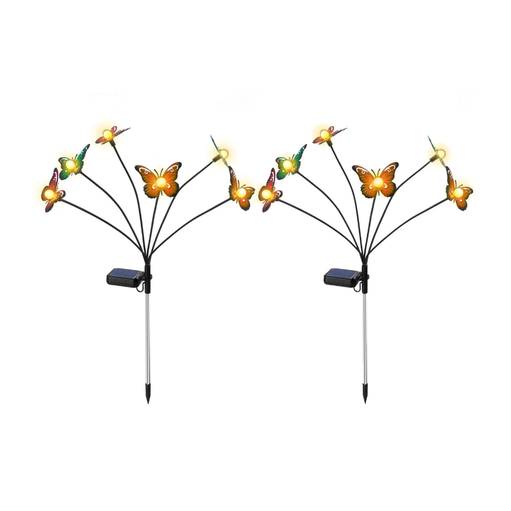 YIGSECU In-Ground Lamps Butterfly Shaped for Outdoor Garden Yard ...