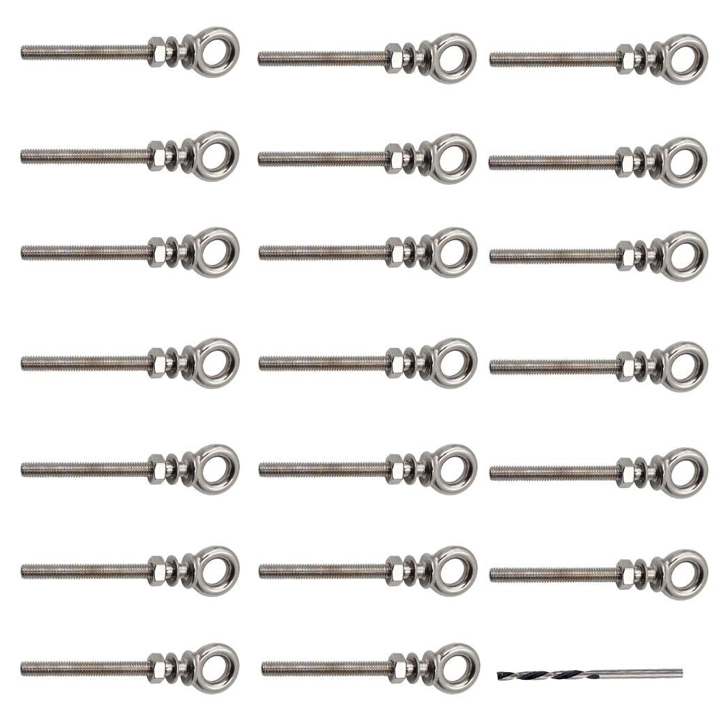 YIGSECU Industrial Steel Eye Bolts Secure Fastening Hardware ...