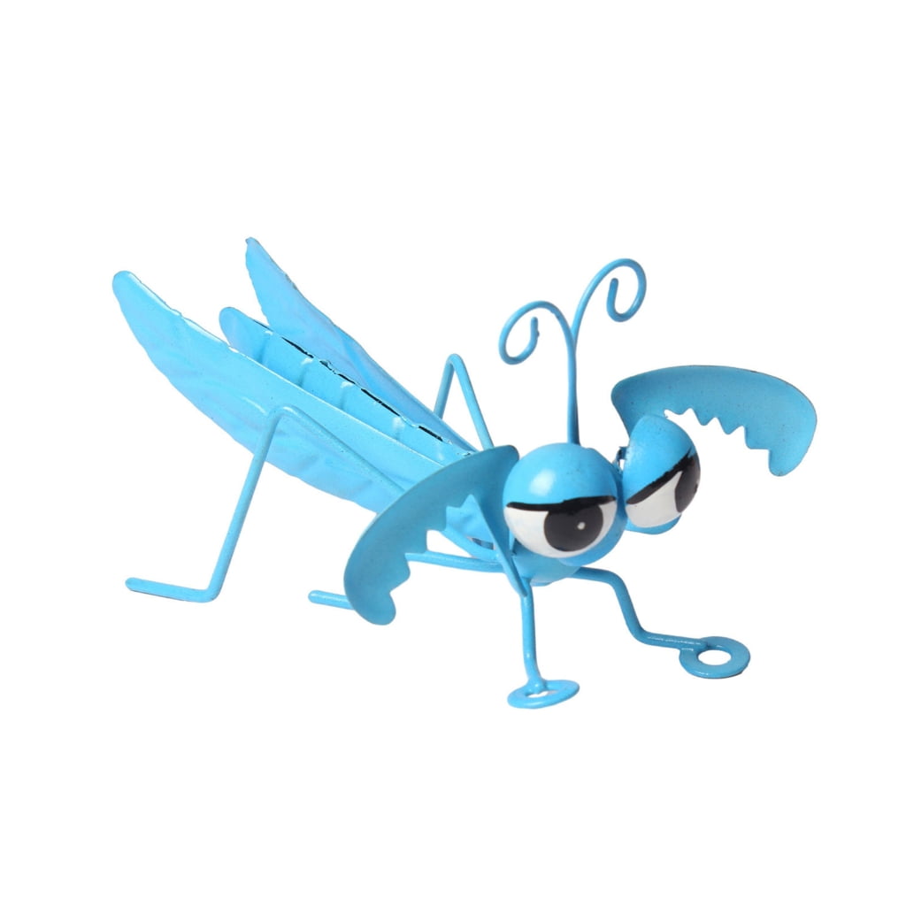 YIGSECU Iron Locust Ornament Artistic Statue Elegant Wrought Iron ...