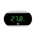 YIGSECU LED Fishtank Thermometers Small Size Water Temperature Accurate ...