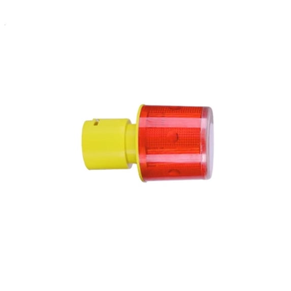 YIGSECU Lamp Solar Powered LED Warning Light Road Traffic Barrier ...