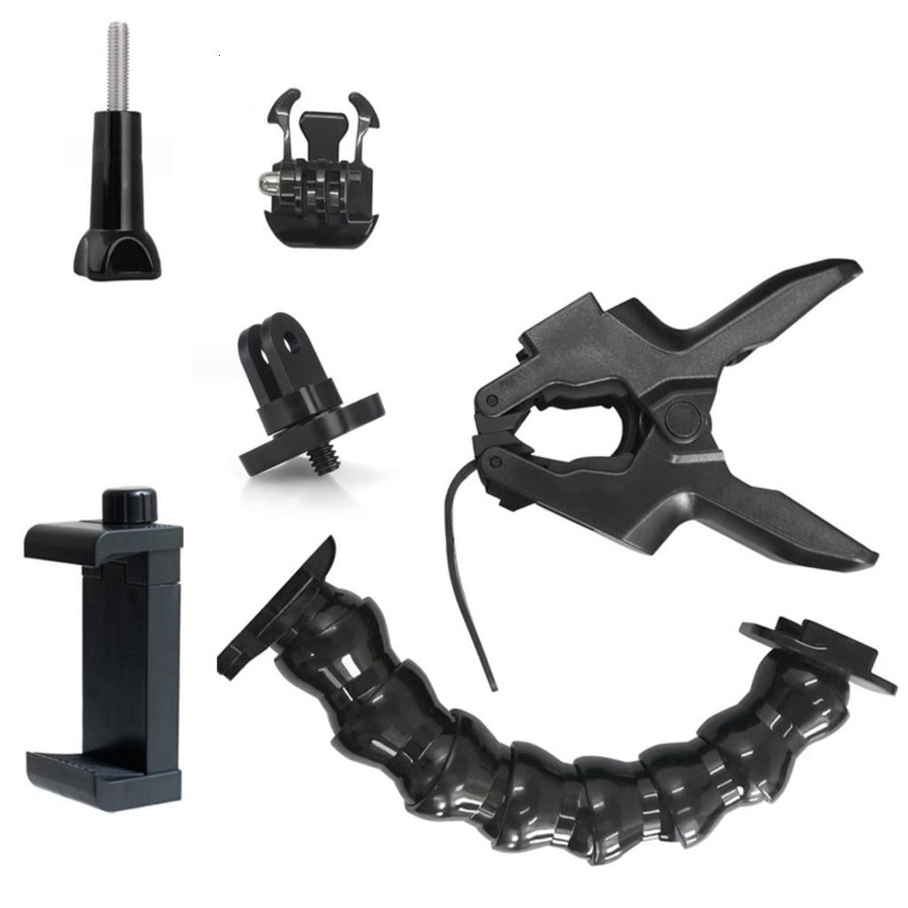 YIGSECU Long Arm Clip Clamp Mount Holder Flexible Clamp Mount Gooseneck ...