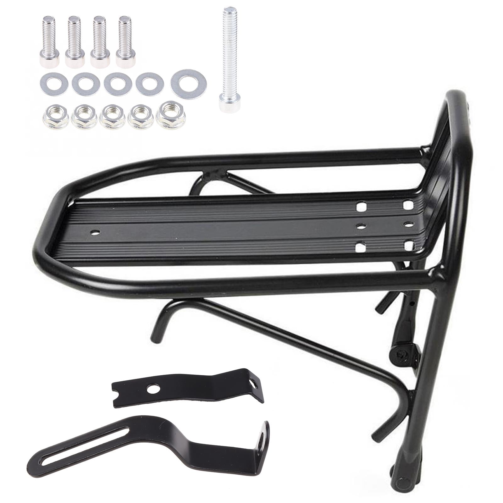 YIGSECU MTB Bike Front Rack Bike Luggage Shelf for Carrier Panniers ...