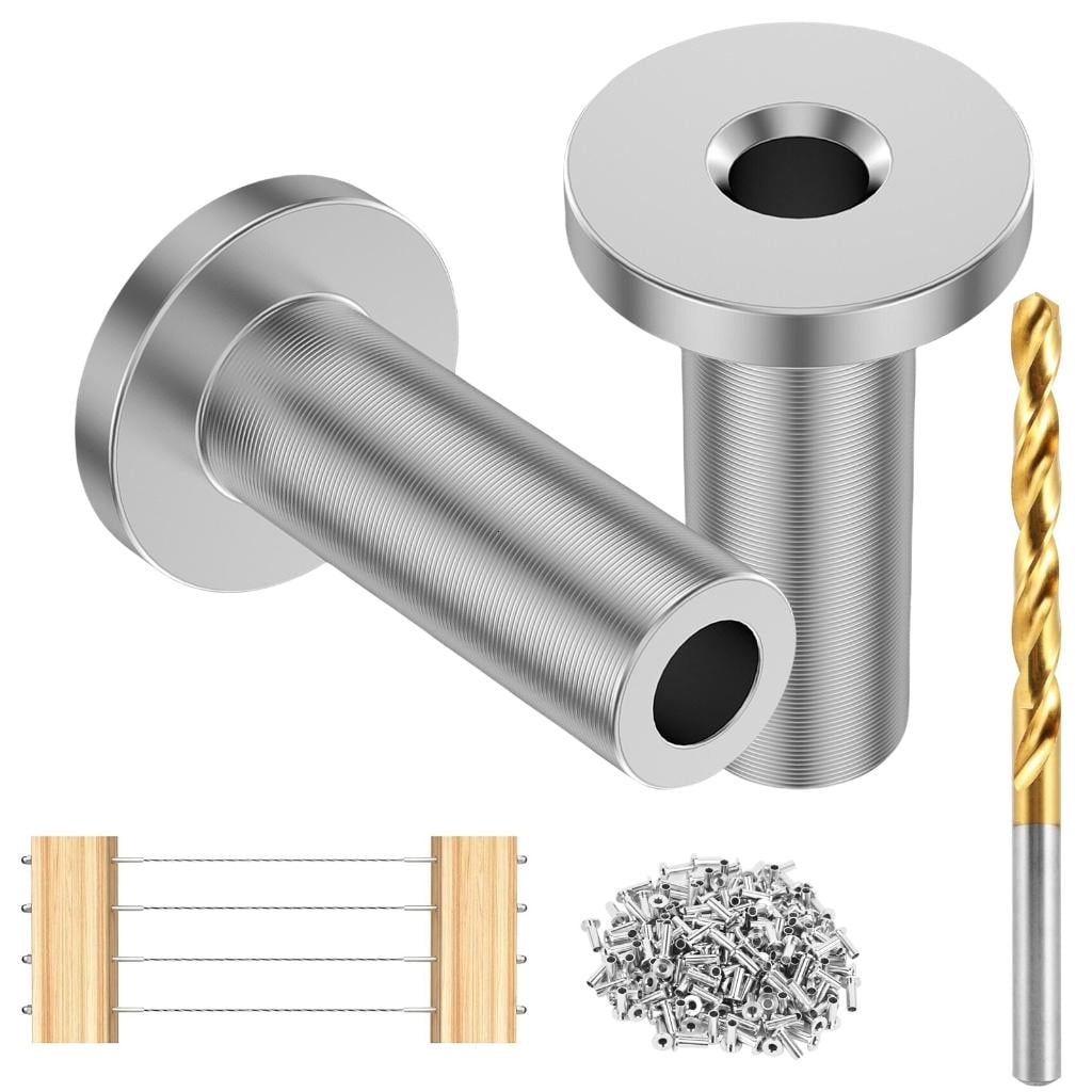 YIGSECU Marine Steel Sleeves Cable Railing Protective Sleeves Cable ...