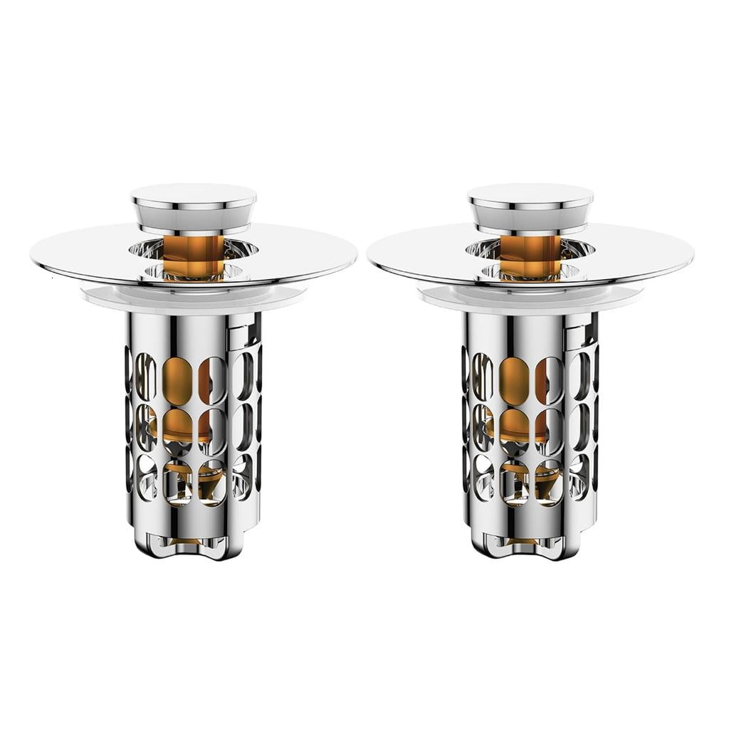 YIGSECU Metal Drain Plug Kitchen Sink Drain Strainer Stoppers Bounce ...