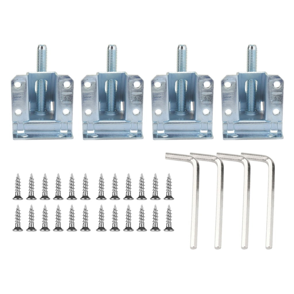 YIGSECU Metal Furniture Rise Legs with Screws Support Legs set for ...