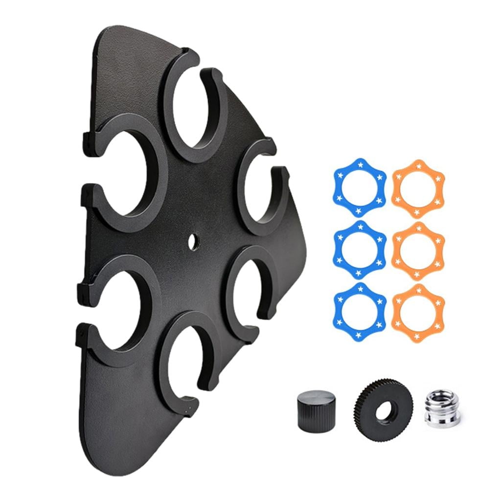 YIGSECU Metal On-Stage Multi Mic Holder Microphone Stand Tray with ...