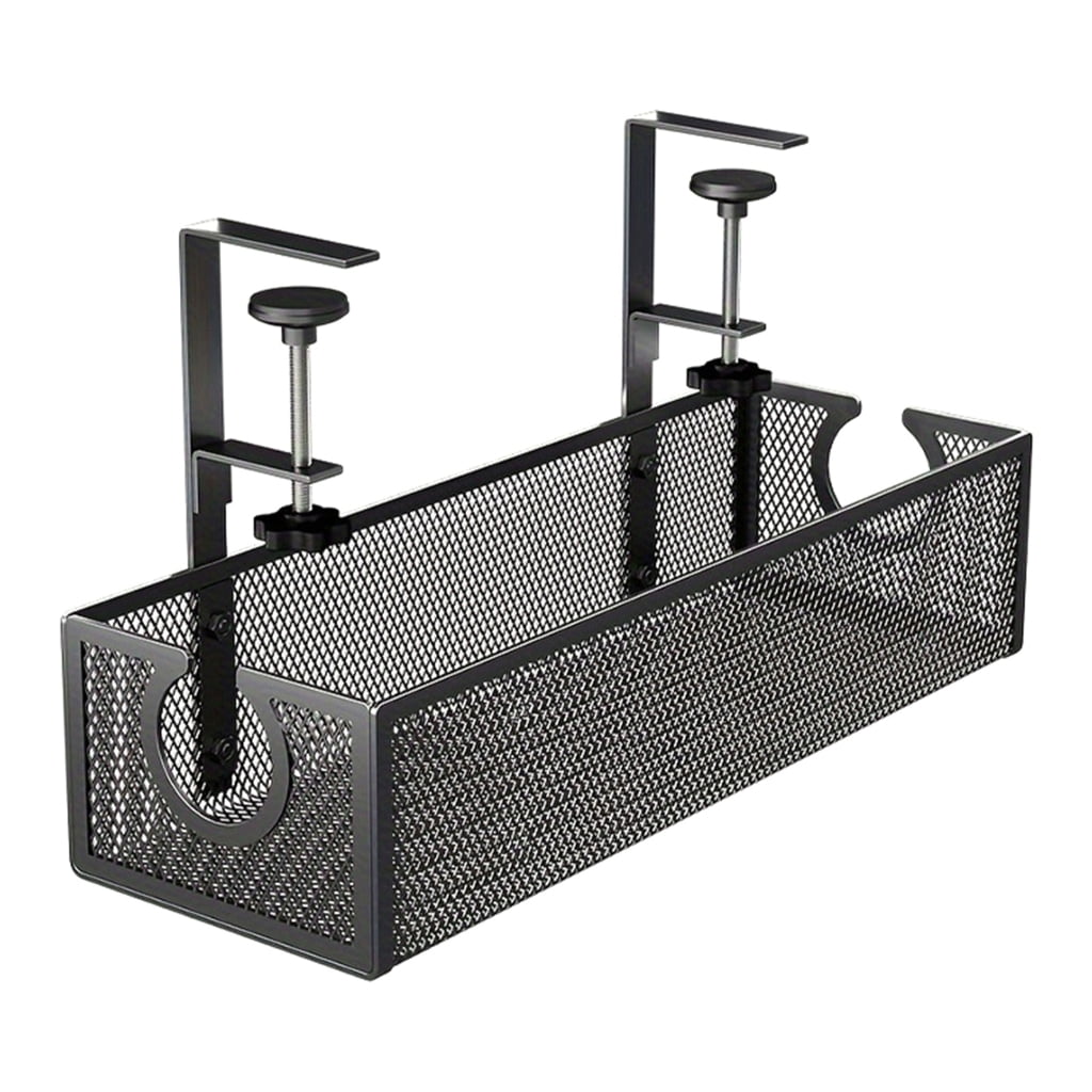 YIGSECU Metal Under Shelf Organizer Enhancing Storage Capacity Desk ...