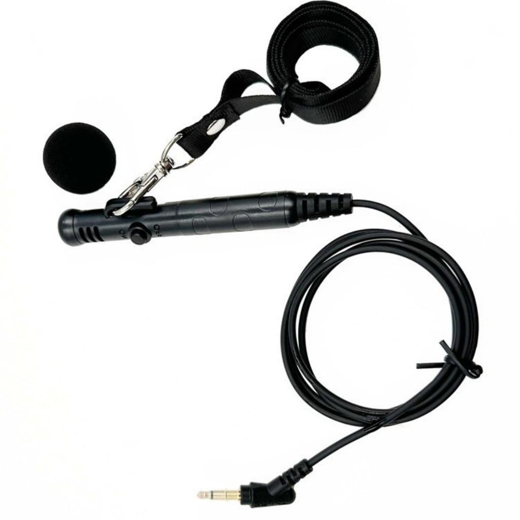 YIGSECU Mini Handheld Microphone With Silver Or Black Lanyard Option ...
