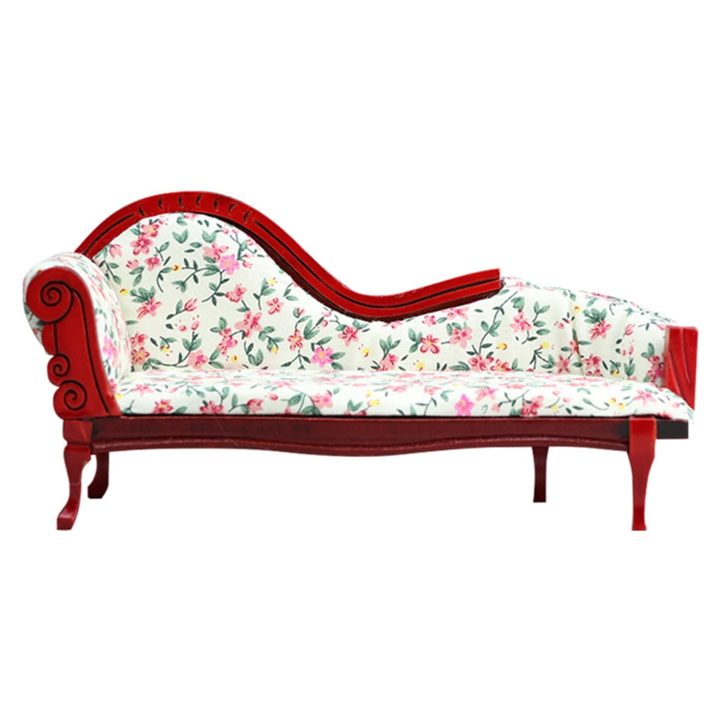 YIGSECU Miniature Mini Lounger Bed Model Doll Houses Accessory ...