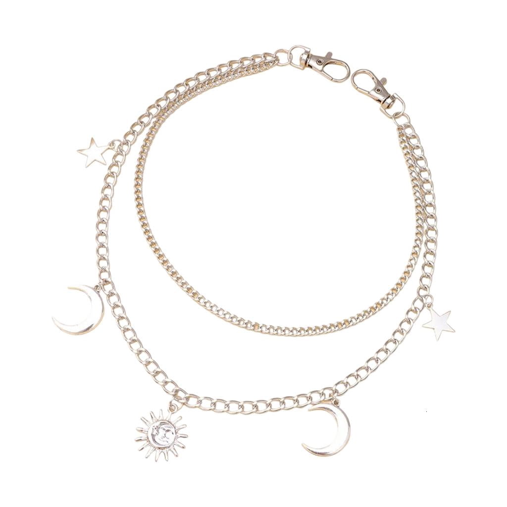 YIGSECU Modern Multi Strand Adjustable Chain Lightweight Pants Chain ...