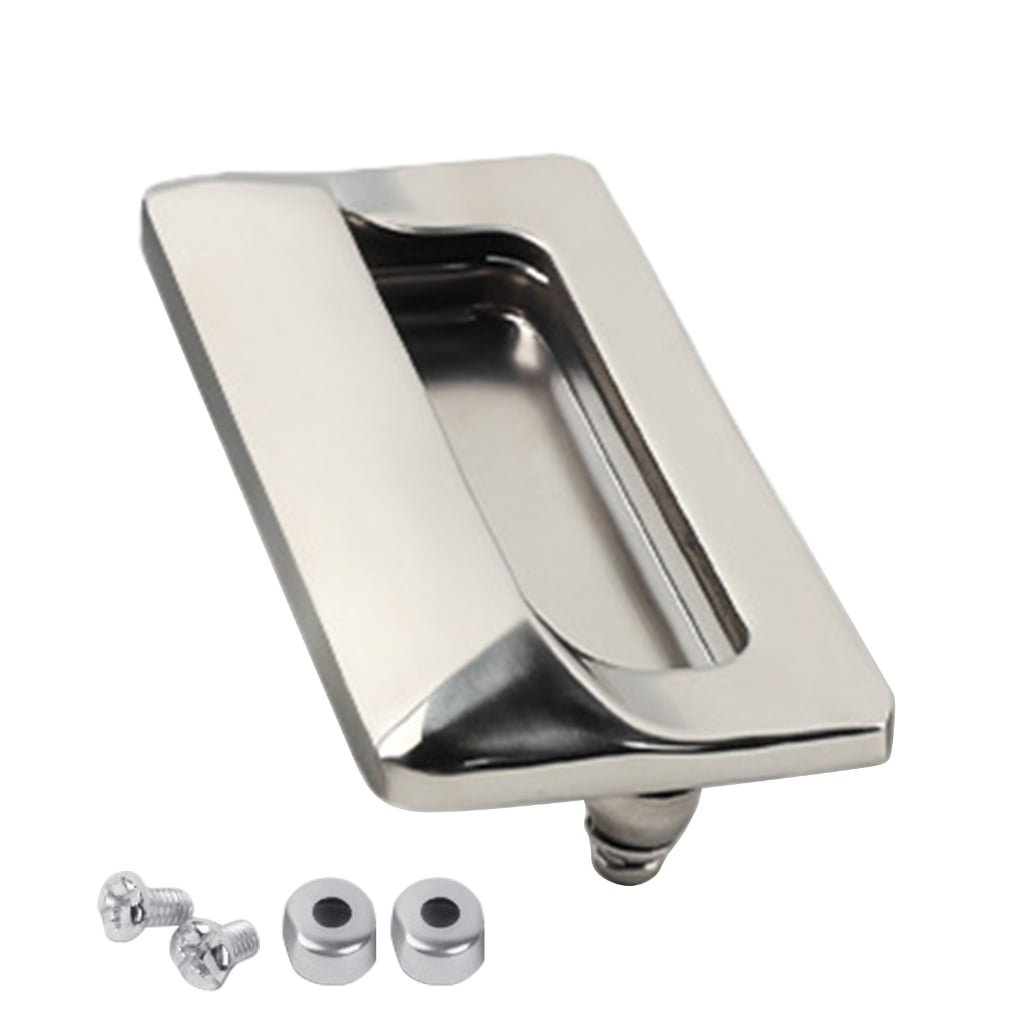YIGSECU Modern Steel Invisible Pulls Flush Fitting Handles Invisible ...