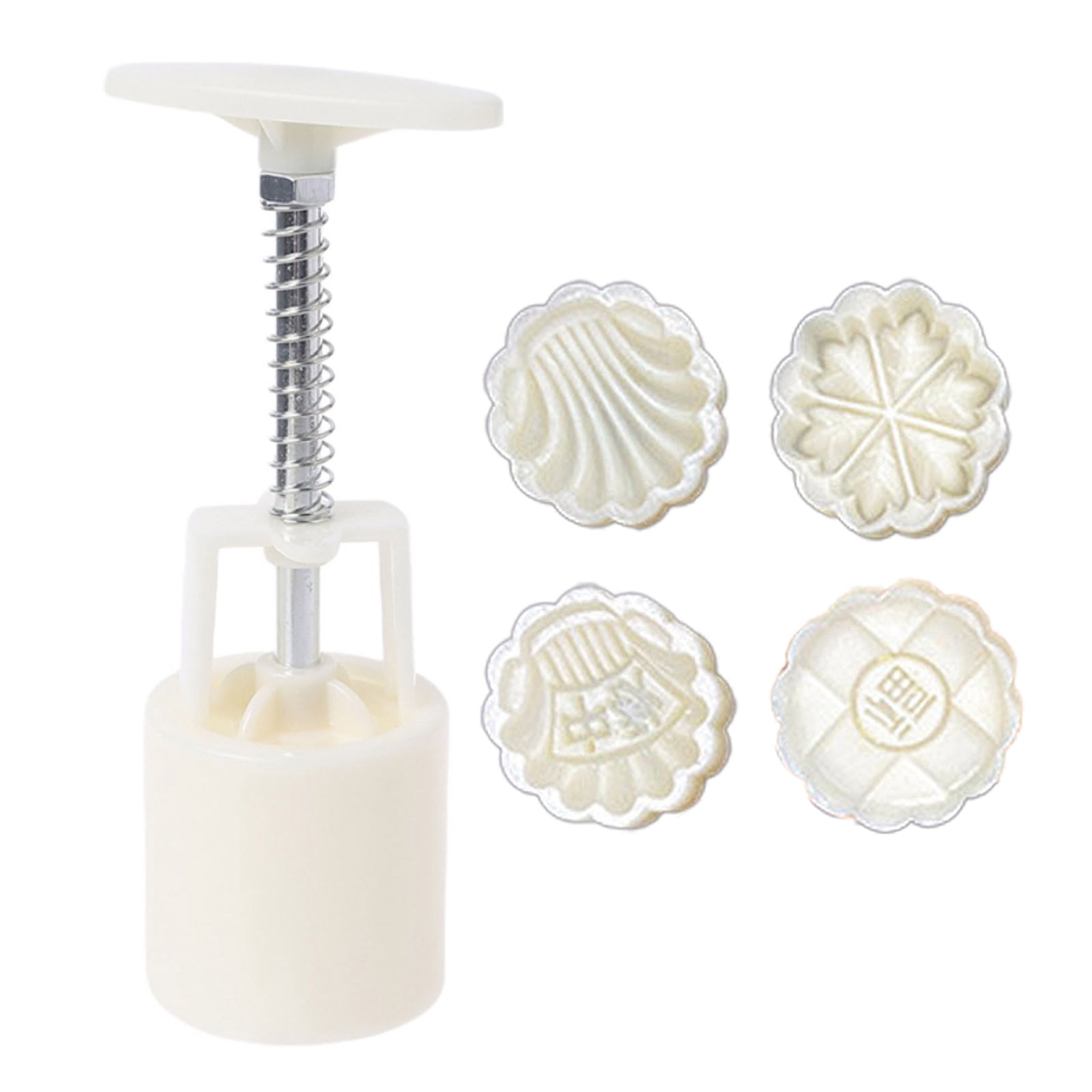 YIGSECU Mooncake Molds Festival Hand Press Dessert Moulds Kitchen ...