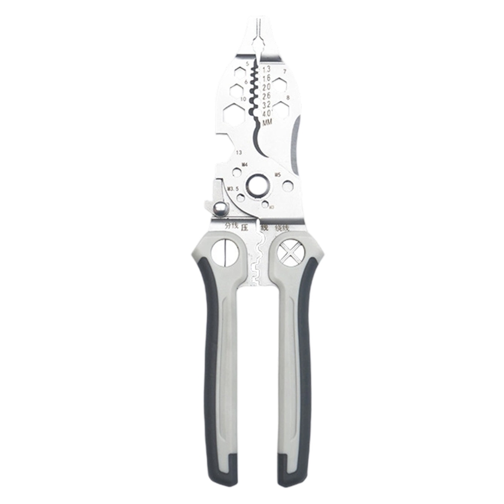 YIGSECU MultiFunction Wire Stripper Insulation Removal Pliers for ...