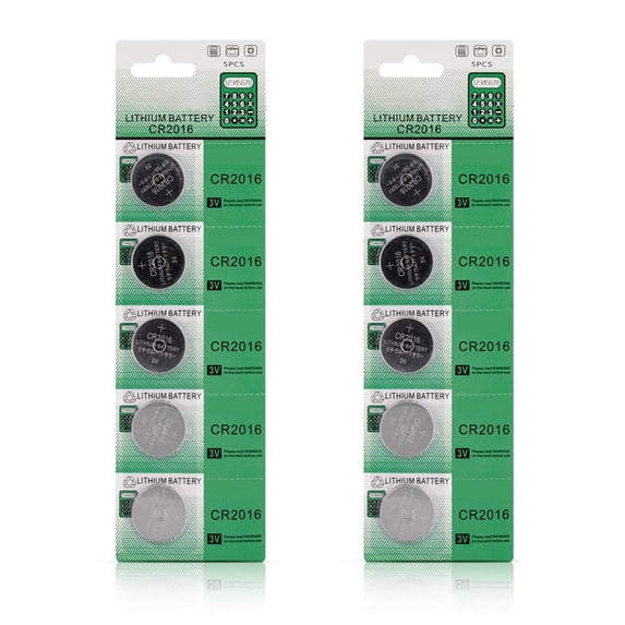 YIGSECU Multipacks of CR2016 Lithium Button Cells, 3V Power Sources ...
