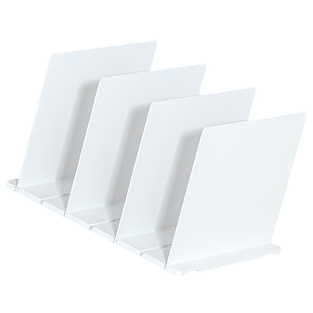 YIGSECU Multipurpose Adjustable Sturdy Plastic Shelf Dividers Accessory ...