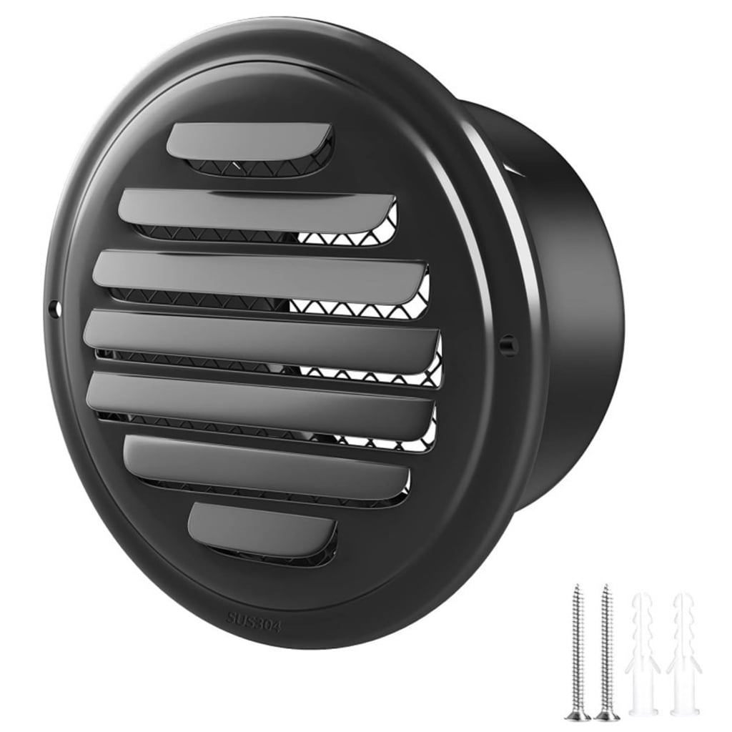 YIGSECU Multipurpose Sturdy Stainless Steel Round Louvered Vent Covers ...