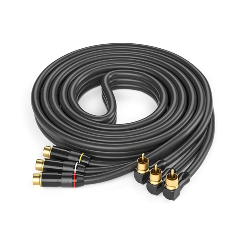 YIGSECU Music Extension Cable for Subwoofer, Male to Female Sound Cable ...