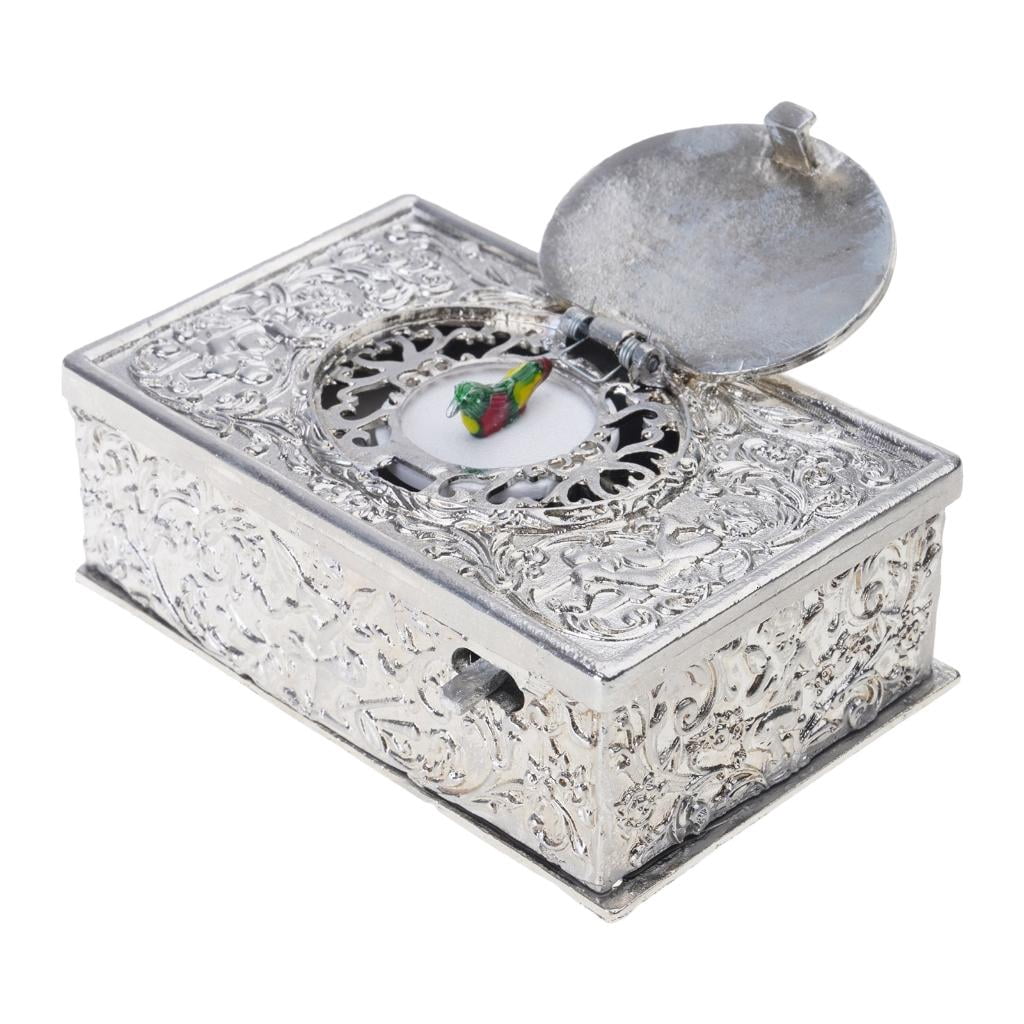 YIGSECU Musical 3D Embossed Engraving Bird Automaton With Antique ...