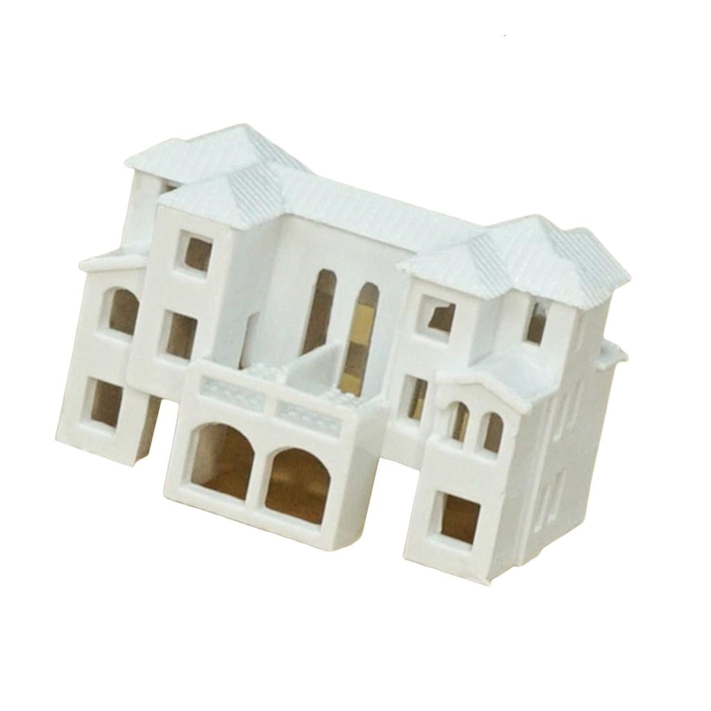 YIGSECU N Scale 1：800 Villas House Assembled Model Miniature ...