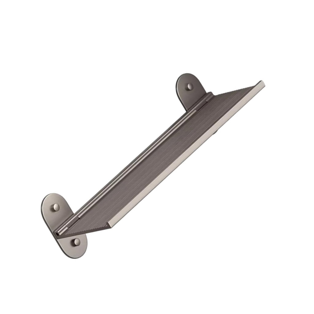 YIGSECU No Drill Bathroom Storage Shelf Space Aluminum Easy ...