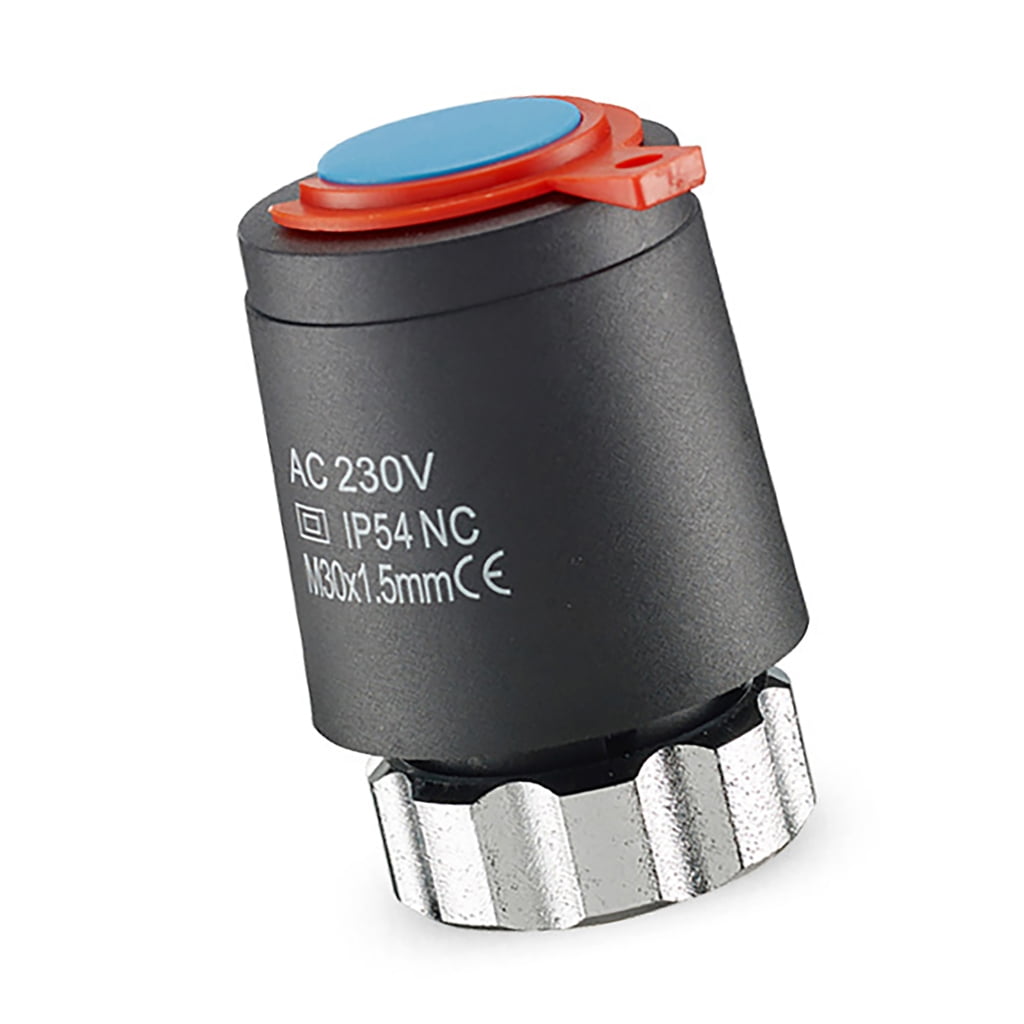 YIGSECU Normally Closed/Open Valves Head Electric Thermal Actuator ...