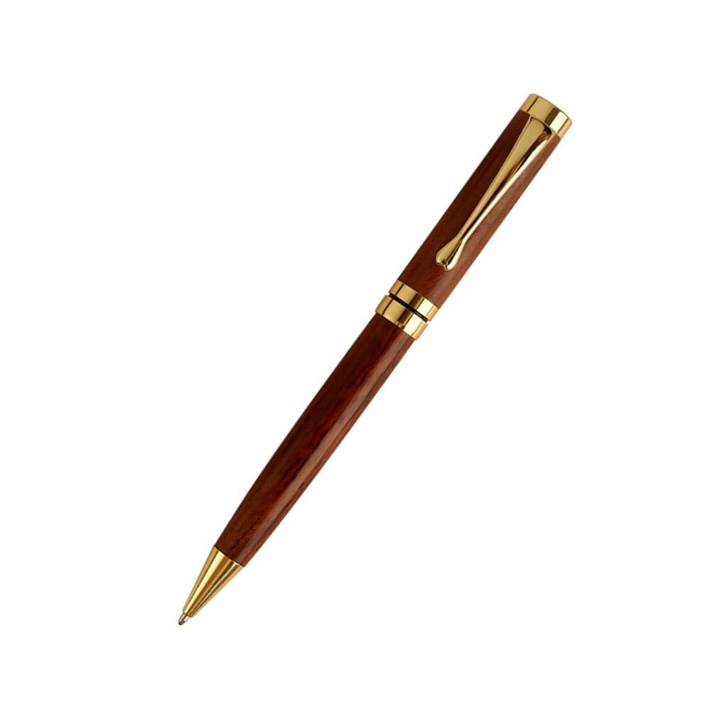 YIGSECU Office Signing Pen Metal Ballpoint Pen Wood Signing Pen Twist ...