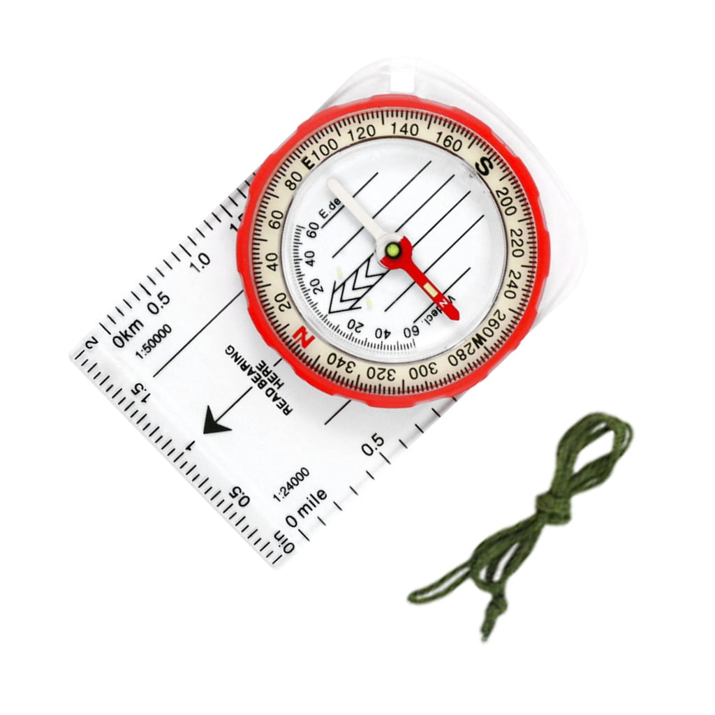 YIGSECU Orienteering Compasses with Ruler, Magnifiers, Reading, Camping ...
