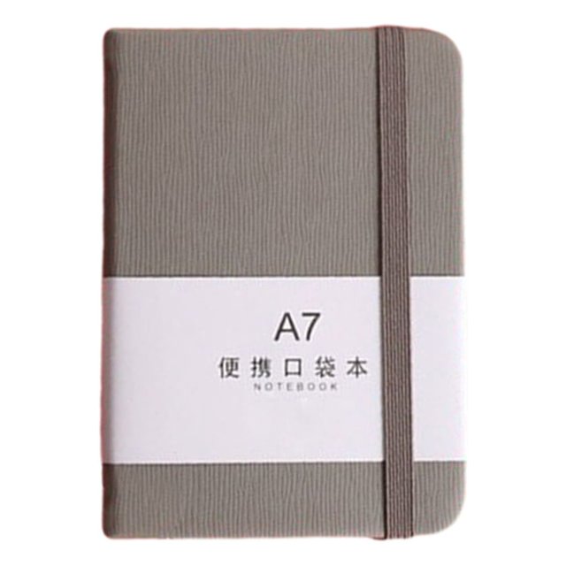 YIGSECU PU Leather Notepad with Spring Strap PU Leather Pocket Spring ...