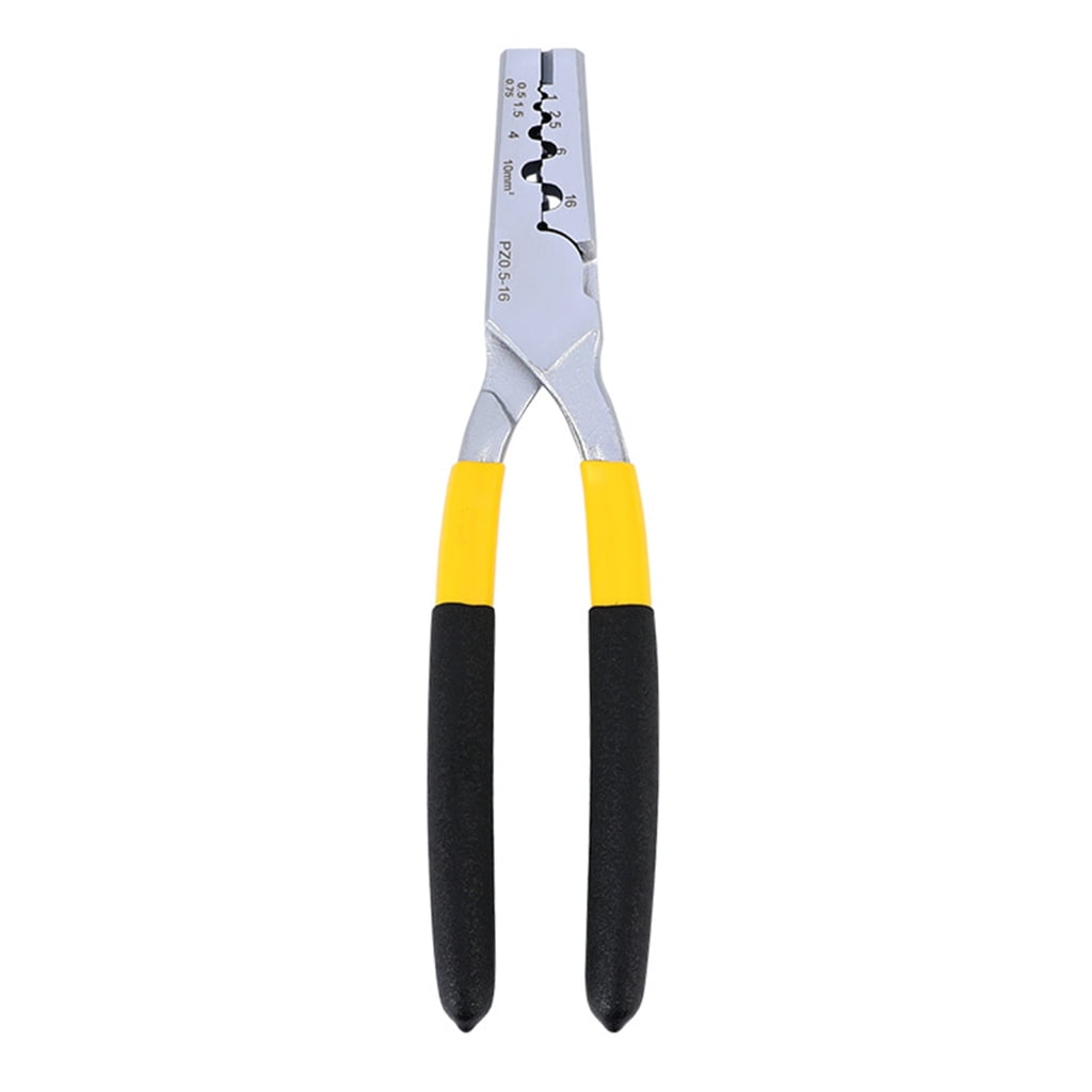 YIGSECU PZ0.5-16 Wire Pliers Portable Cable Crimping Hand Tool for ...