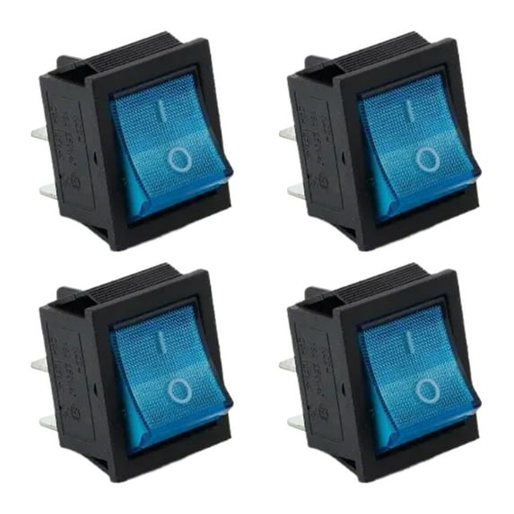 YIGSECU Pack Of 4 Illuminateds Rocker Switches for Home Appliances and ...