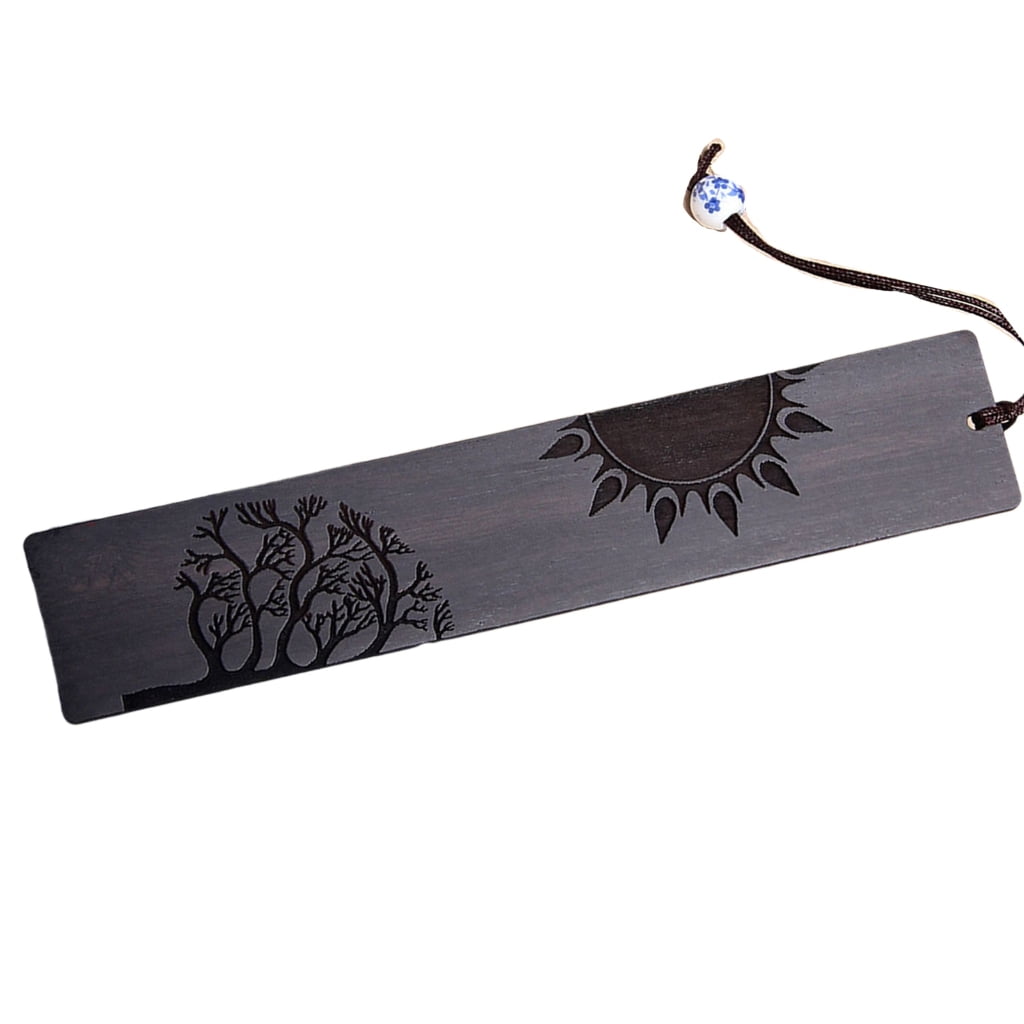 YIGSECU Page Markers Book Mark for Women Men and Students Wood ...
