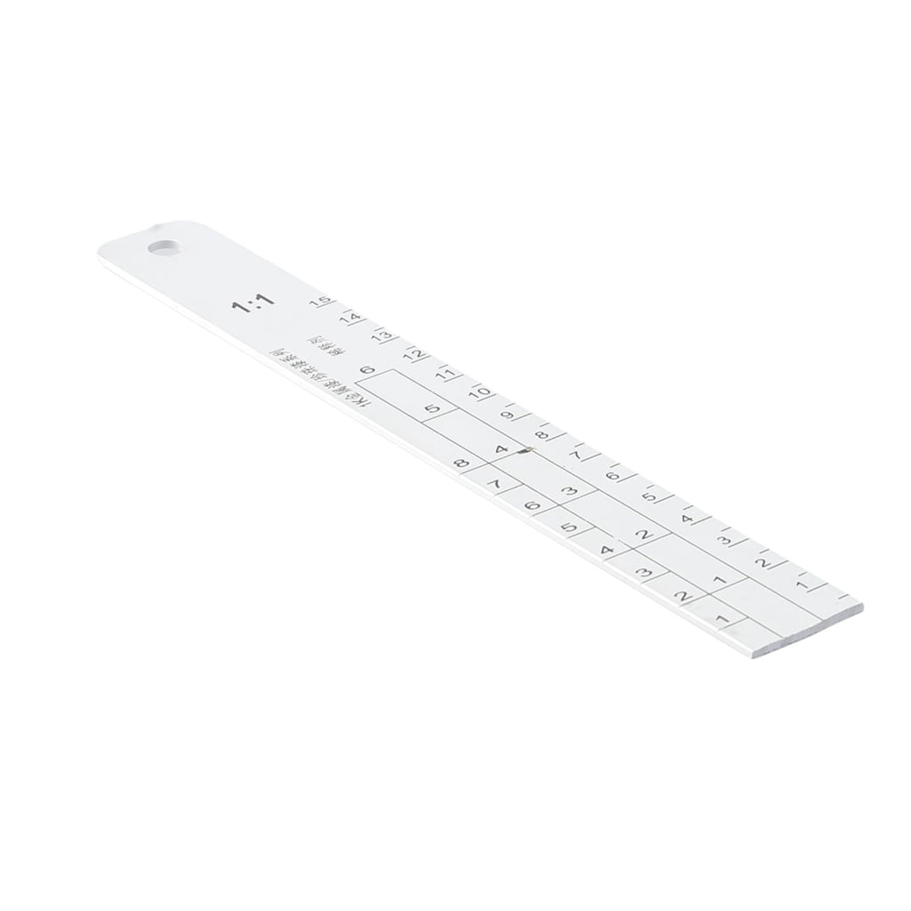 YIGSECU Paint Mixing Ruler Scale Paint Mixing Ruler Standard Steel ...