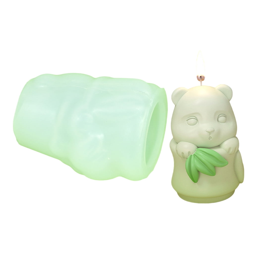 YIGSECU Panda Silicone Craft Molds Baking Molds Silicone Candy Molds ...