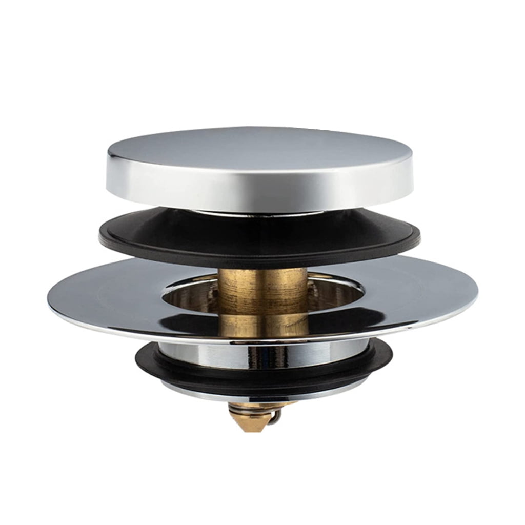 YIGSECU Plate Bathtub Drain Upgrades set With Easy Operate Popup ...