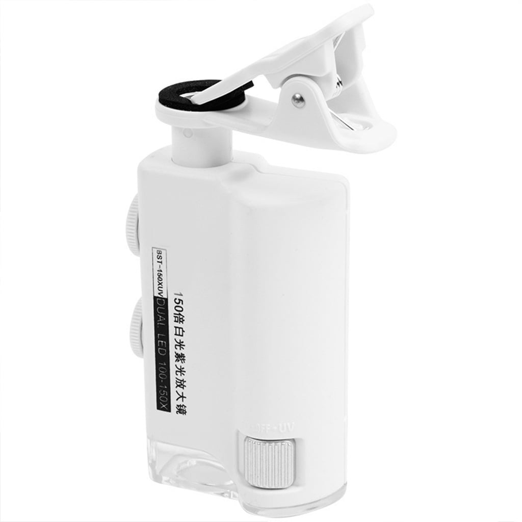 YIGSECU Pocket Microscope Adults Kids Portable Handheld Microscope 100X ...