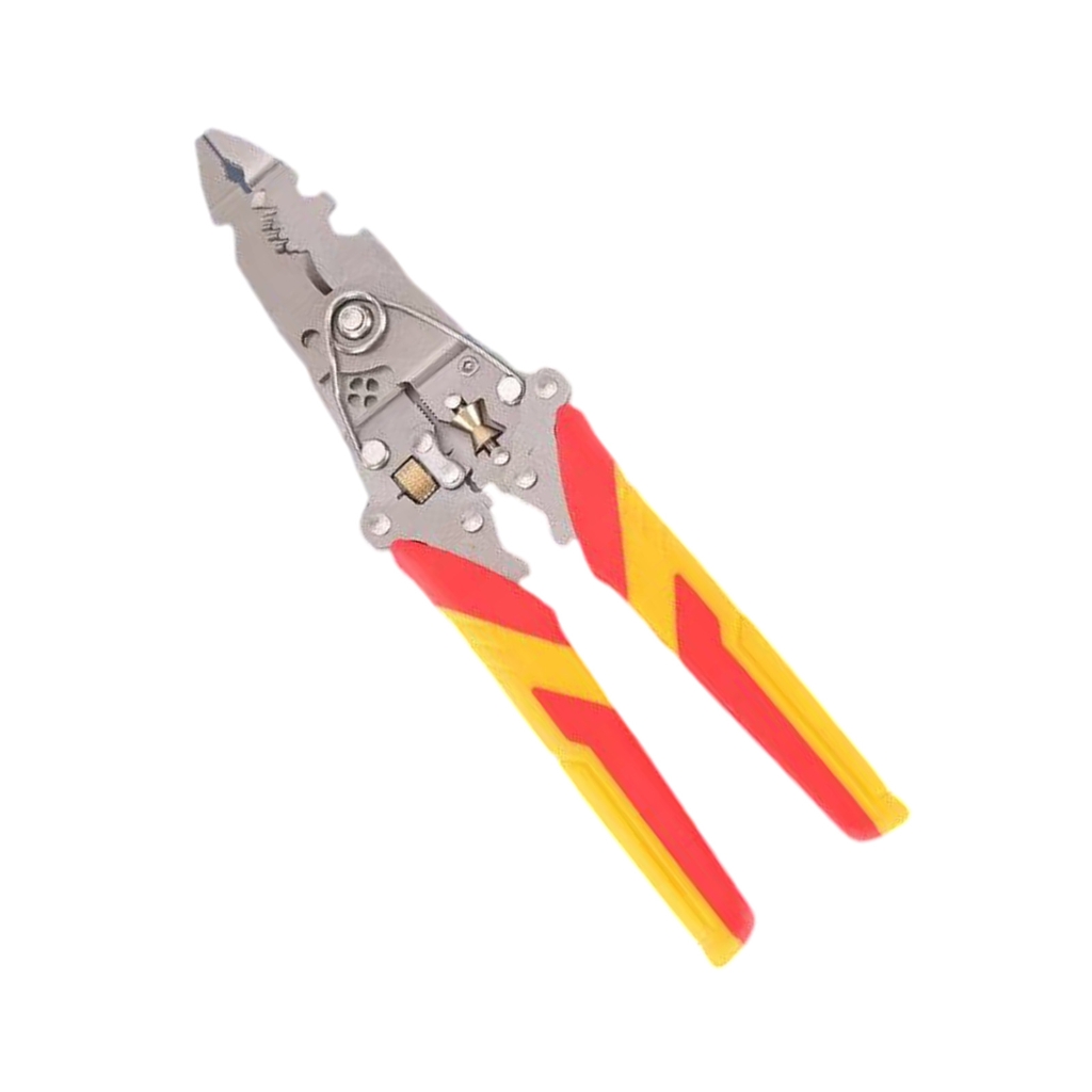 YIGSECU Portable 15 in 1 Foldable Wire Stripping Cable Cutter Pliers ...
