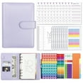 YIGSECU Portable Binder Notebook Refillable Binder Budget Planner Loose ...