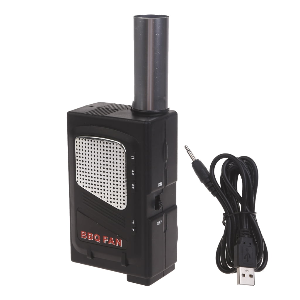 YIGSECU Portable Electric BBQ Fan Air/Fire/Gril Blower 5V USB Powered ...