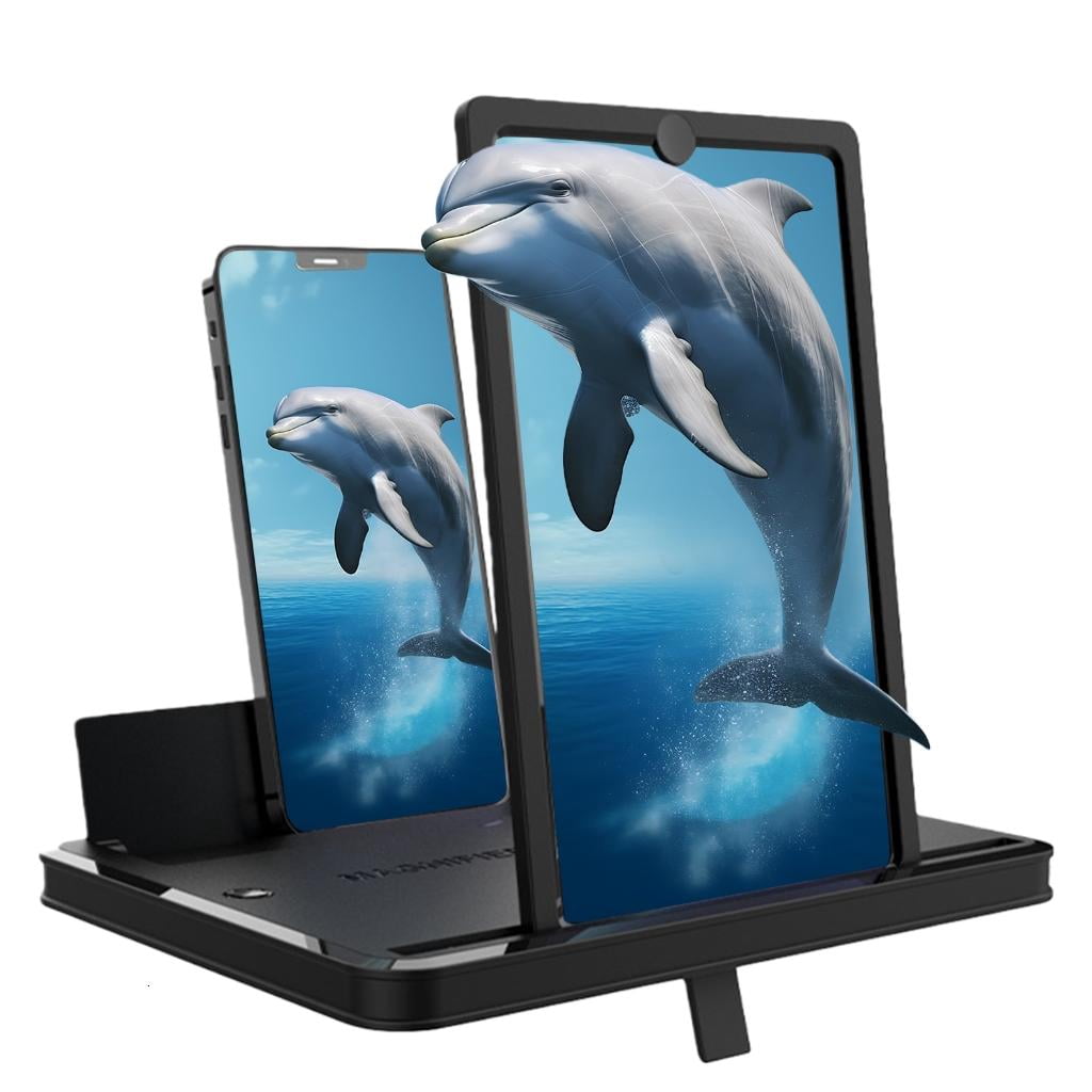 YIGSECU Portable Foldable ABS Frame Phone Screen Magnifier Viewer With ...