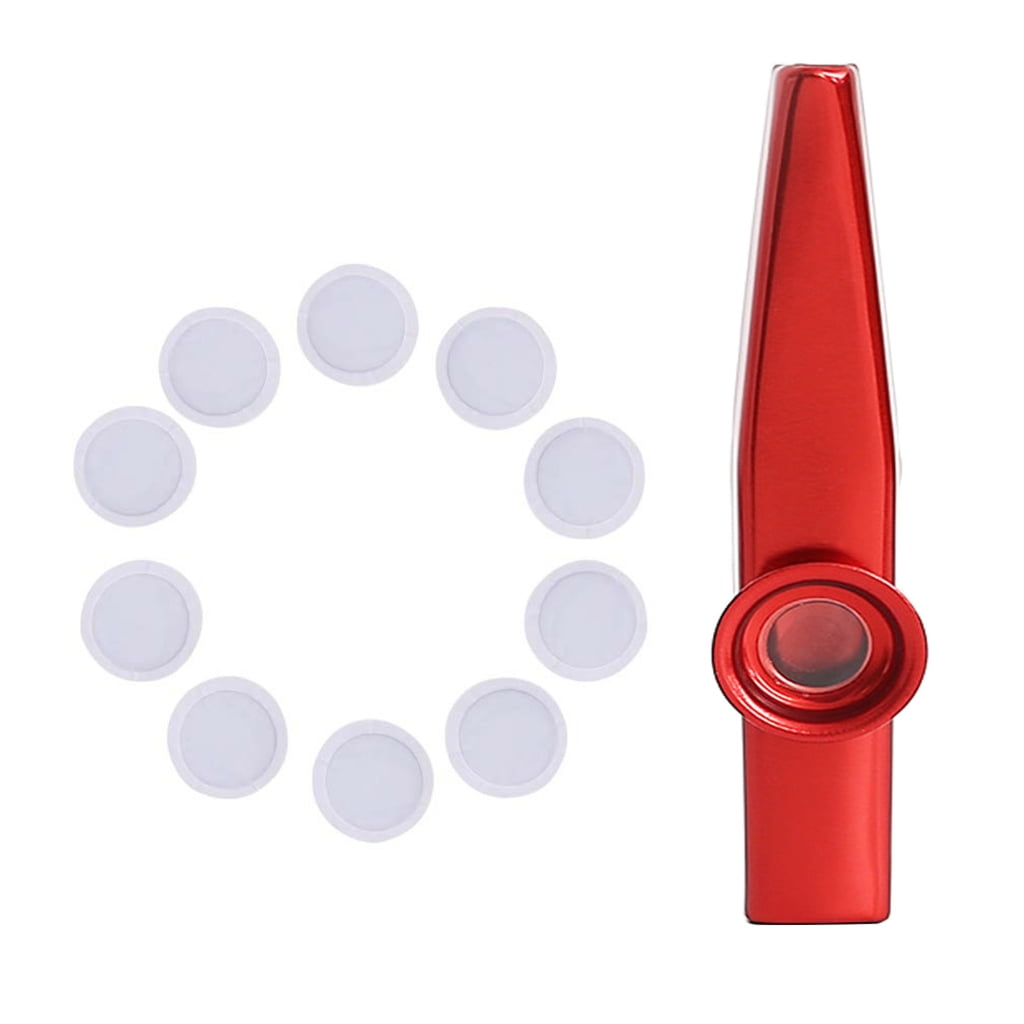 YIGSECU Portable Metal Kazoos Musical Instruments with 10Pcs Kazoo ...