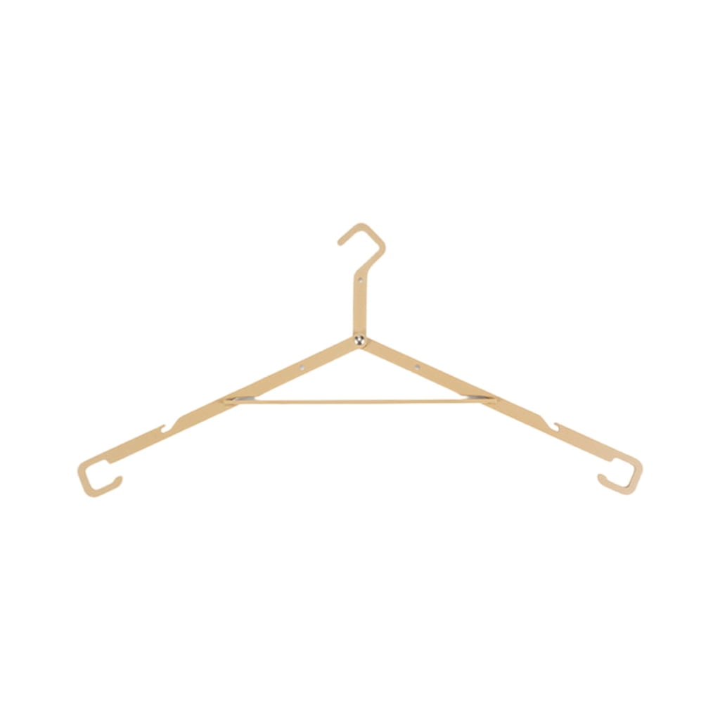 YIGSECU Portables Folded Hangers Simple Clothes Hanging Stand Clothing ...