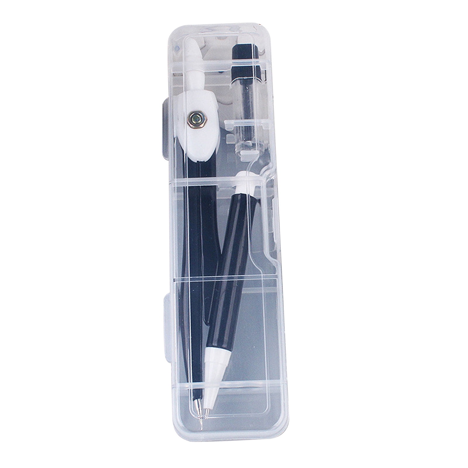 YIGSECU Professional Math Geometry Metal Compasses with Pencil Clear ...