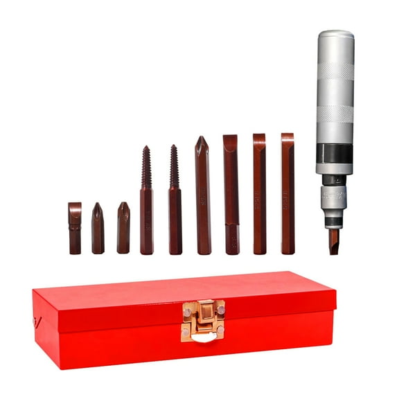 YIGSECU Professional Screw Extractors Kit for Stubborn Screws and Bolts ...