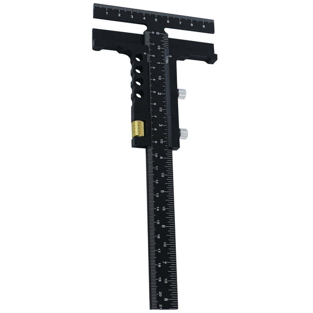 YIGSECU Professional Scriber Gauge Woodworking T Ruler Multifunctional ...