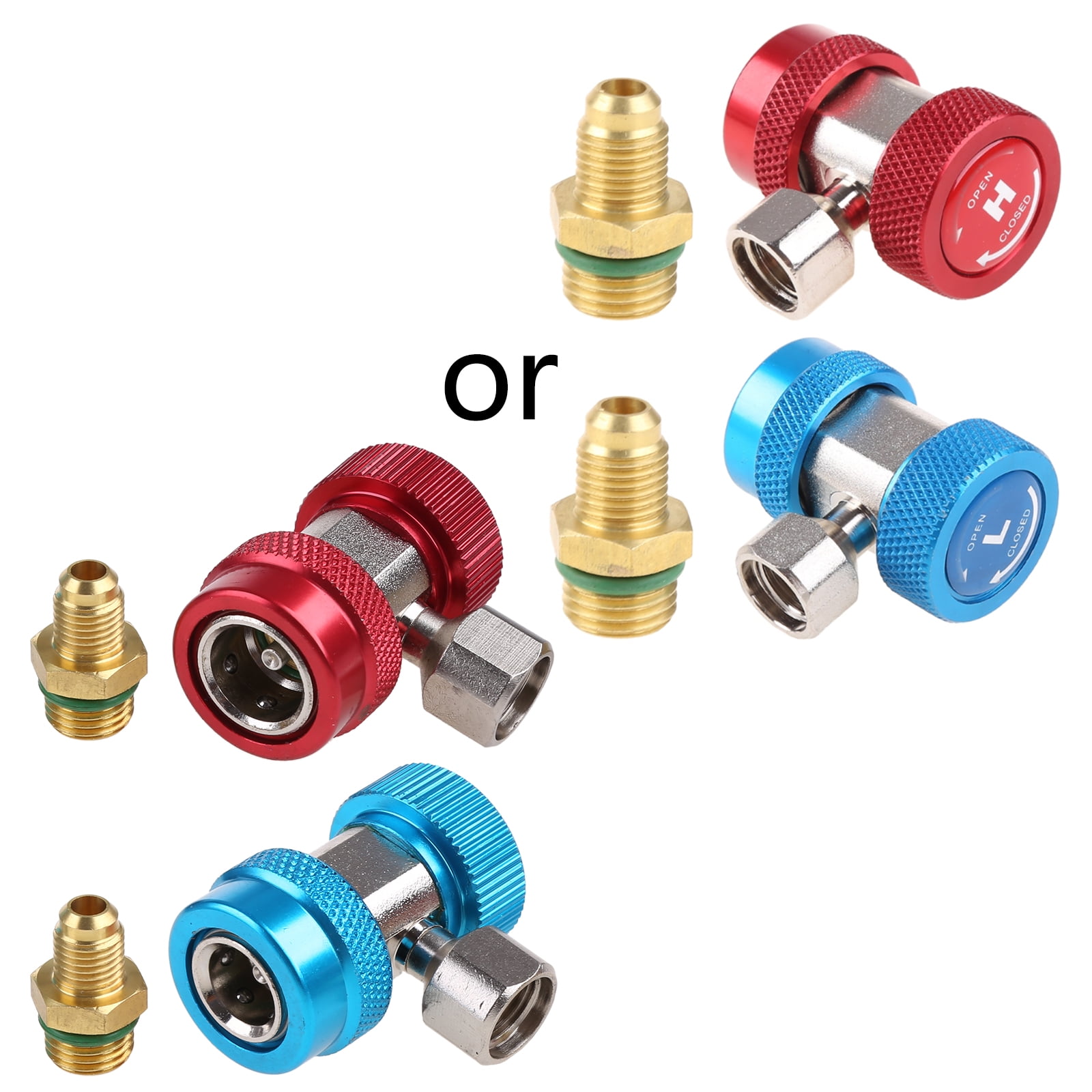 YIGSECU Quick Coupling R134A Adapter Refrigerant Adapter Conditioner ...