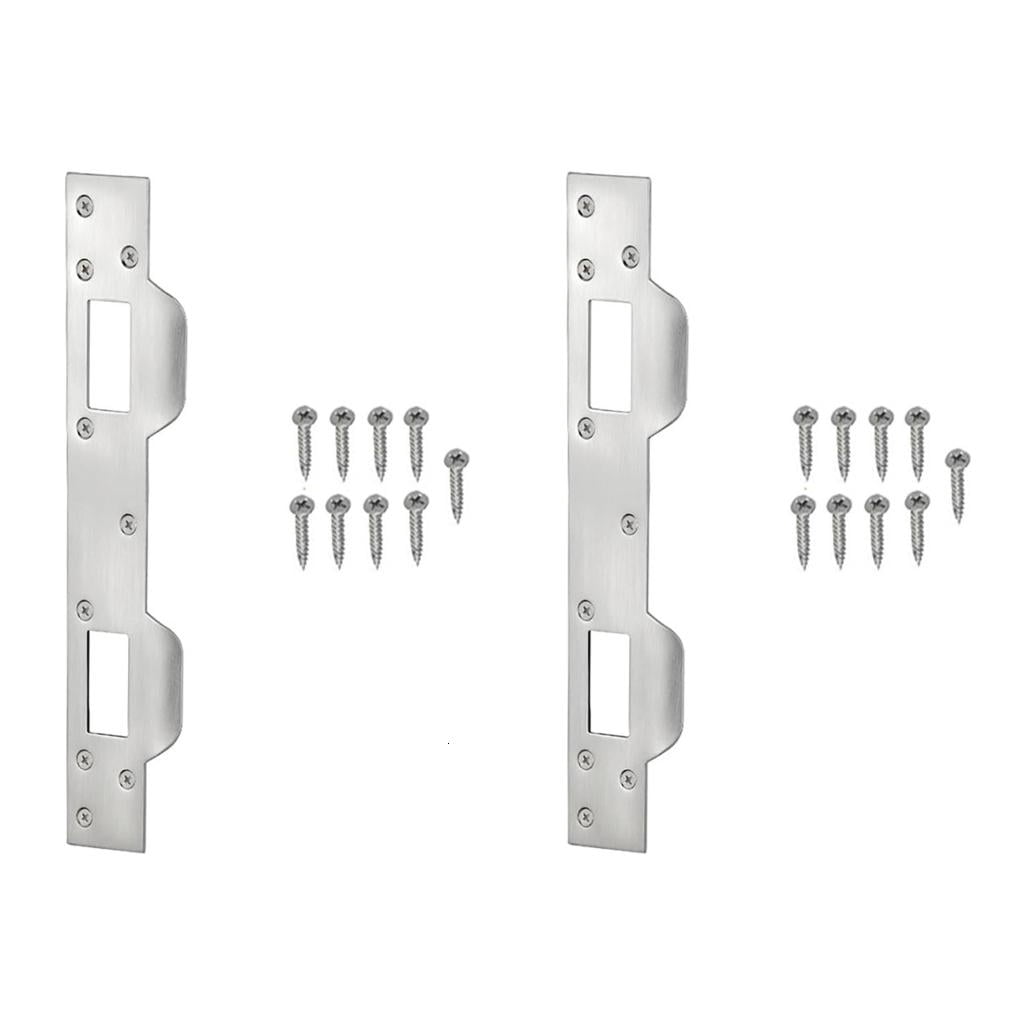 YIGSECU Reinforced Double Hole Metal Plate Heavy Duty Door Lock ...